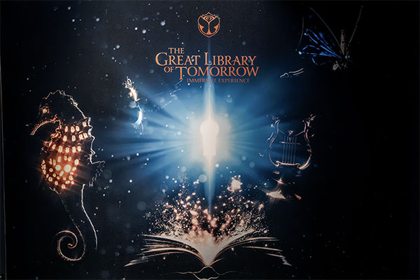 The Great Library of Tomorrow by Tomorrowland in Madrid